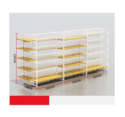 China Optional Layer Design Miniso Pegboard Display Rack for Boutique Store and Market for sale