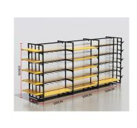 China Optional Layer Design Miniso Pegboard Display Rack for Boutique Store and Market for sale