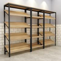 China PU Leather Cover Material Vegetable Display Rack Stand for Grocery Store Modern Design for sale