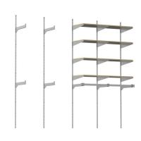 China Adjustable Wall Mounted Supermarket Rack for Clothes Retail Shops Capacity 380kg for sale
