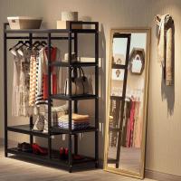 China Double-sided Clothes Hanger Rack for Home and Modern Clothing Storage Organizer for sale