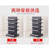 China Modern Double-sided Retail Shop Display Rack for Convenience Store Convenience Design for sale