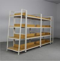 China Wooden Clothes Rack Display for Retail Shops Layer Optional Cover Material PU Leather for sale
