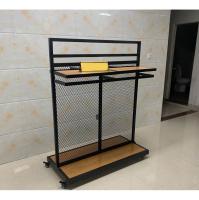 China Double-sided Garment Display Retail Clothes Display Racks for Retail Clothing Shops for sale