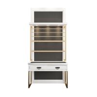 China End Wooden Glasses Jewelry Display Stand with LED Light and 380kg Capacity for sale