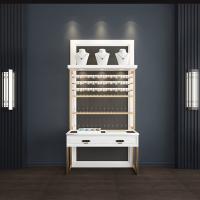 China End Wooden Glasses Jewelry Display Stand with LED Light and 380kg Capacity for sale