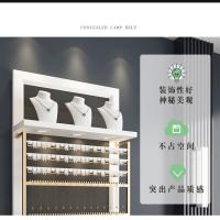 China End Wooden Glasses Jewelry Display Stand with LED Light and 380kg Capacity for sale