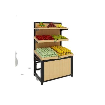 China Functional Wooden Vegetable Display Rack for Home Furniture Sofa Set 380kg Capacity for sale