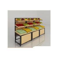 China Functional Wooden Vegetable Display Rack for Home Furniture Sofa Set 380kg Capacity for sale