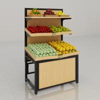 China Functional Wooden Vegetable Display Rack for Home Furniture Sofa Set 380kg Capacity for sale