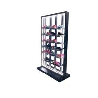 China LED Shoe Rack for Stainless Steel Shoe Store Display Fixture in Home Furniture Style for sale