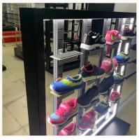 China LED Shoe Rack for Stainless Steel Shoe Store Display Fixture in Home Furniture Style for sale