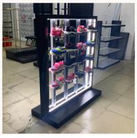 China LED Shoe Rack for Stainless Steel Shoe Store Display Fixture in Home Furniture Style for sale