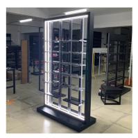 China LED Shoe Rack for Stainless Steel Shoe Store Display Fixture in Home Furniture Style for sale