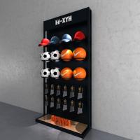 China Double-sided MDF Sports Merchandise Free Standing Display Wall Unit for Sports Stores for sale