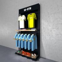 China Double-sided MDF Sports Merchandise Free Standing Display Wall Unit for Sports Stores for sale
