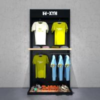China Double-sided MDF Sports Merchandise Free Standing Display Wall Unit for Sports Stores for sale