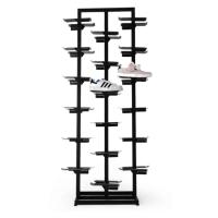 China Eco-friendly Customized Shoe Rack for Middle Island Hanging Display in Clothing Store for sale