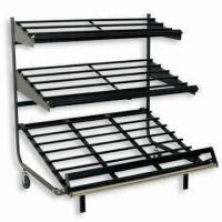 China Layered Grocery Rack for Displaying Fruits and Vegetables in High Grade Cold-rolled Sheet for sale