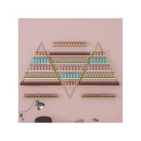 China Supermarket High Grade Cold-rolled Sheet Triangle Finger Oil Nail Polish Rack Display for sale