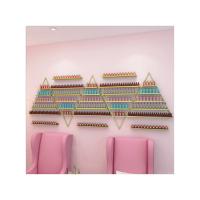 China Supermarket High Grade Cold-rolled Sheet Triangle Finger Oil Nail Polish Rack Display for sale