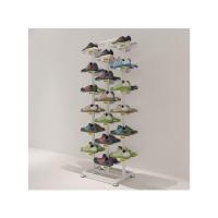 China Metal Display Rack for Regular Size Shoes in Supermarkets and Stores Wheels Shoe Store for sale
