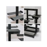 China Metal Display Rack for Regular Size Shoes in Supermarkets and Stores Wheels Shoe Store for sale