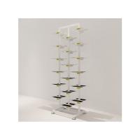China Metal Display Rack for Regular Size Shoes in Supermarkets and Stores Wheels Shoe Store for sale