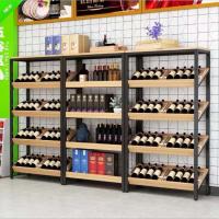 China Regular Size Supermarket Display Stand Miniso Stand Shelves Can Storage Customer Color for sale