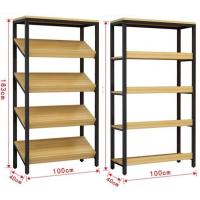 China Regular Size Supermarket Display Stand Miniso Stand Shelves Can Storage Customer Color for sale