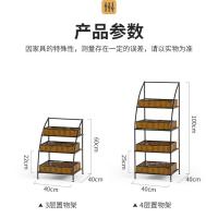 China 4 Layers Wooden Fruit Vegetable Display Rack Stand for Store Display Regular Size for sale