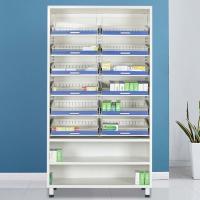 China Pharmacy Glass Shelves Functional Store Display for Medical Store and Drugstore for sale