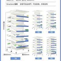 China Pharmacy Glass Shelves Functional Store Display for Medical Store and Drugstore for sale