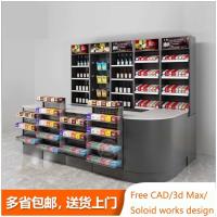 China Retail Checkout Counter with Displaying Wiper Display Rack and Cold-rolled Sheet for sale