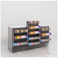 China Retail Checkout Counter with Displaying Wiper Display Rack and Cold-rolled Sheet for sale