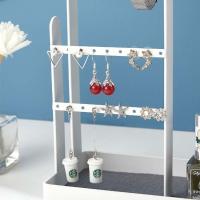 China Exhibition Metal Earring Display Rack for Customized Wooden Ornaments and Watch Stands for sale
