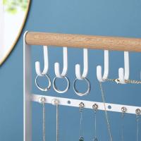 China Exhibition Metal Earring Display Rack for Customized Wooden Ornaments and Watch Stands for sale