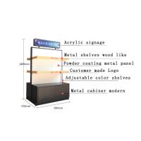China Customized Solid Wood Cabinet Showcase Shelves for Beauty Products in Retail Stores for sale
