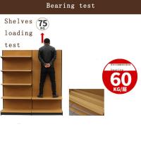 China Advertising LED Box Storage Boutique Display Shelf for Morden Style Supermarket Racks for sale