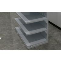 China 380kg Capacity Retail Display Racks for Metal Goods Cosmetics Liquor PU Leather Cover for sale