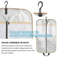 China Gusseted Travel Garment Bag For Business, Foldable, Durable Thick Oxford Fabric Travel Suit Bag for sale