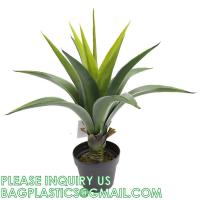 China Artificial Agave Plant Potted Plants, Artificial Plant Perfect for Home Office Indoor Decoration for sale