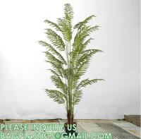 China Spinulosa Fern Plants Bushes Fake Shrubs Greenery Plants Faux Fern Snakewood Outdoors UV Resistant Garden Plants for sale