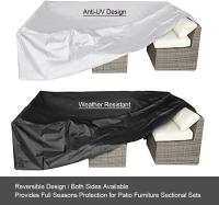 China Patio Furniture Set Cover Outdoor Sectional Sofa Set Covers Outdoor Table Chair Set Covers Water Resistant Large for sale