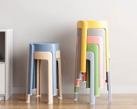 China Modern Acrylic Counter Bar Stool In Clear - Fully Assembled High Transparent Counter Height Stool for sale