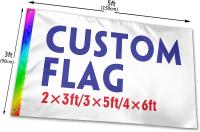 China Custom Flag Personalized Flags Add Your Design Here Outdoor Decorative Flag 3x5Ft Create Your Own Picture Text for sale