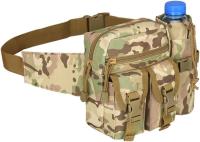 China Tactical Waist Bag ornaments Fanny Pack, Utility Belt With Water Bottle Holder, Suitable For Hiking Mountaineeri for sale