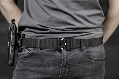 China Tactical Belt ornaments Gun Belts Rigger Webbing With Heavy-Duty Quick-Release Buckle And EDC Molle Pouch for sale