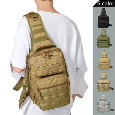 China Tactical Shoulder Sling Bag Small Outdoor Chest Pack For Men Traveling, Trekking, Camping, Rover Sling Daypack for sale