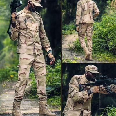 China ornaments Uniform Suit Unisex Lightweight ornaments Camo Tactical Camo Hunting Combat BDU Uniform Army Suit Set for sale